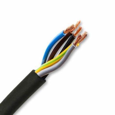 China Rubber Jacket H07rn f 5x10 Flexible Multi-cores Soft Solid Copper 450/750v Communication Power Cables for Industrial for sale