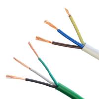 China 300/500V H05VV F 3G0.75mm2 3 Cores Stranded Bare Copper Ground Wire PVC Insulation Power Cable for Construction Projects for sale
