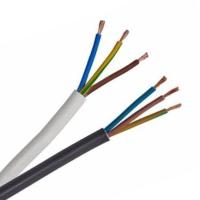 China 300/500V H05VV F 3G0.75mm2 3 Cores Stranded Bare Copper Ground Wire PVC Insulation Power Cable for Construction Projects for sale