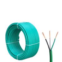 China 300/500V H05VV F 3G0.75mm2 3 Cores Stranded Bare Copper Ground Wire PVC Insulation Power Cable for Construction Projects for sale