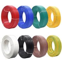 China VDE SNI KC H07V-U Single Solid Core Electrical Wire 0.75/1/1.5/2/2.5/4/6mm2 Pure Copper Multi Standard Cables Power and Wires for sale