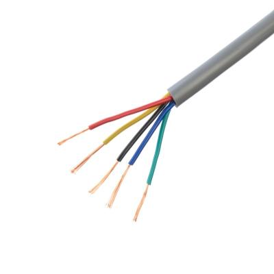 China Flexible Power Cables H05vv-f 5 Core 0.5mm/1 mm Sq Copper Solid Conductor Electric Wire for Household Building Wire for sale