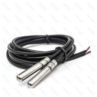 China 6*50mm Stainless Steel DS18B20 Digital Temperature Sensor Probe 9-12 Bit for sale