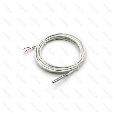 China Class Aa Pt100 RTD Temperature Sensor Stainless Steel Probe Fiberglass Cable for sale
