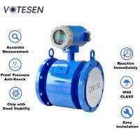 China 316L SS Electromagnetic Flow Meter DN30 Chloroprene Rubber IP68 for sale