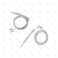 China E J K Type Thermocouple Temperature Sensor Spring Bayonet Thermocouple 800C for sale