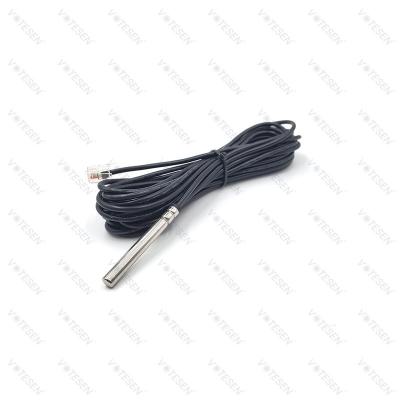 China Single Wire Waterproof RJ45 Temperature Sensor With 1m PVC Cable for sale