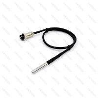China OD6*30mm SUS304 Ds18b20 Temperature Sensor With Aviation Plug for sale