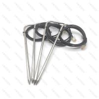 China Right Angle Digital Temperature Sensor DS18B20 Temperature Probe Sharp Bent for sale