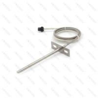 China Rectangular Flange PT100 RTD Resistance Temperature Sensor Plug In for sale