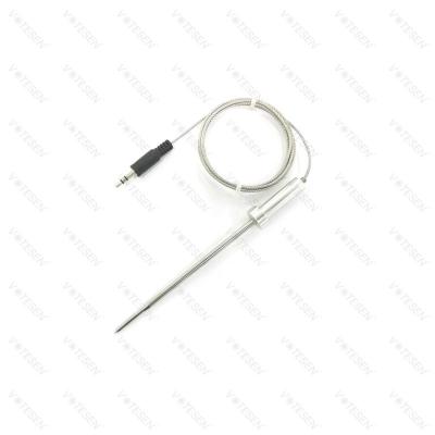 China Food RTD Temperature Sensor Probe With Aluminium Handle PT100 Sensor 3 Wire for sale