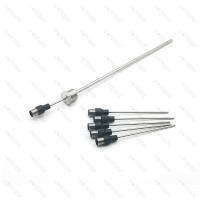 China M12 Molded Stainless Steel PT100 Temperature Sensor 4 Wire 102mm Long for sale
