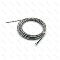 China Fiberglass RTD PT1000 Temp Sensor With Stainless Steel Braided Cable PT100 for sale