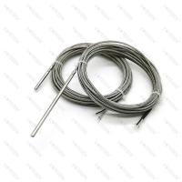 China Stainless Steel RTD PT100 Class A With Fiberglass Braided Insulated Cable for sale