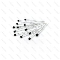 China 5K NTC Thermistor 3970 Sensor With Epoxy Resin Probe Bead Type Thermistor Coated Head for sale