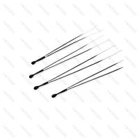 China 5K NTC Thermistor 3970 Sensor With Epoxy Resin Probe Bead Type Thermistor Coated Head for sale