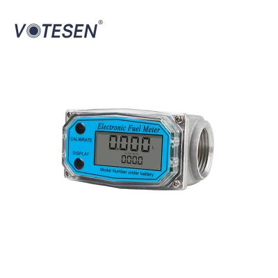 China Electric Turbine Flow Meters 3-4Mpa Water Fuel Small Pulse Output for sale