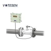 China RS485 Explosion Proof Ultrasonic Pipe Flow Meter Analog Strap On Flow Meter for sale