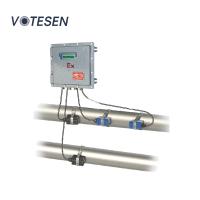 China RS485 Explosion Proof Ultrasonic Pipe Flow Meter Analog Strap On Flow Meter for sale