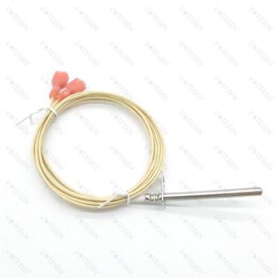 China Mica Cable Flange RTD Probe Sensor Industrial Oven RTD Temperature Sensor for sale
