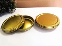 China Food Grade Tinplate Material Caviar Packaging Can 0.28mm 20g for sale