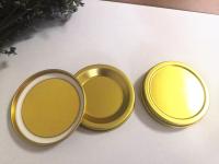 China 10g Vacuum Empty Caviar Tin Can Food Grade With 0.28mm Tinplate Material for sale