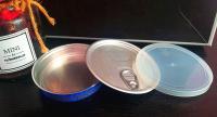 China Caviar Ring pull tin easy open caviar tin in Aluminum with plastic lid 3.5oz and 7oz for sale
