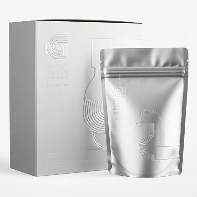 China Matte Lamination Paper Packaging Box Incorporating Special Effects Embossing Debossing Spot UV and Stand Up Pouch Bag Type Providing Packaging for sale