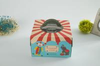 China Promotional Carton Packaging Boxes , Mini Cake Box Packaging Food Grade for sale