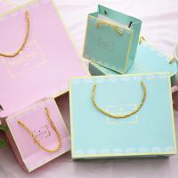 China Elegant Decorative Paper Bags , UV Coating Paper Grocery Bags With Handles for sale