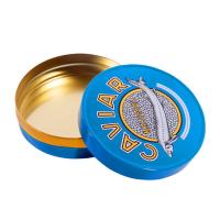 China 125g 250g Caviar Packaging Tin Box Can Custom Color ISO 9001 Approved for sale