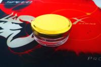 China 0.5oz 15-20gram Glass Caviar Jar With Metal Lid for sale