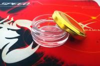 China 0.5oz 15-20gram Glass Caviar Jar With Metal Lid for sale