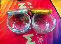 China High Transparent Glass Caviar Packaging Jar 1oz 50-60gram FDA Approved for sale