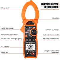 China VICTOR 615B DC 1500V 1000A True RMS  AC DC Digital Clamp Multimeter with Live NCV solar energy clamp meter for sale