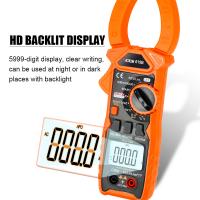 China VICTOR 615B DC 1500V 1000A True RMS  AC DC Digital Clamp Multimeter with Live NCV solar energy clamp meter for sale