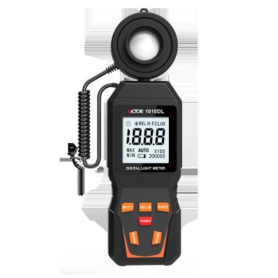 China VICTOR 1010DL Digital Light Meter Lux meter 0~200000lux cheap light illuminance lux meter for LED for sale