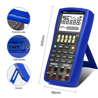 China VICTOR15+ Multifunction Process Calibrator Handheld Battery-Operated Instrument for Measuring and Sourcing Parameters with Pressure Calibration for sale
