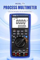 China 20mA Signal Output 24V Victor 77+ Process Meter 2 In 1 Digital Multimeter for sale