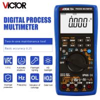 China VICTOR 79+ Process Multimeter resistance 400ohm thermocouple frequency 100hz loop 24V Digital Multimeter for sale