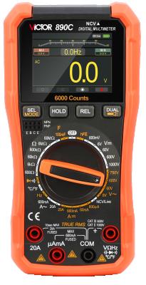 China VICTOR 890D+ Digital Multimeter with TFT screen 6000 counts display for sale