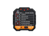 China Plastic Socket Tester VICTOR Digital Multimeter EU US Plug Breaker for sale