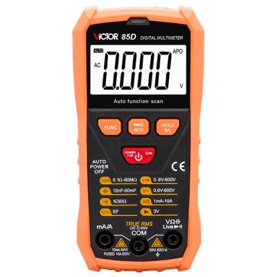 China 600V 10A 60mF VICTOR Digital Multimeter NCV Live True RMS for sale