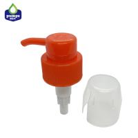 China Ribbed Closure Plastic Lotion Pumps With Caps Size 38/415 4cc for sale
