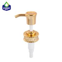China Luxury Golden Color Lotion Dispenser Pump For Cosmetic Gel Or Shampoo Bottle 33/410 for sale