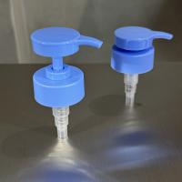 China 28mm24mm blue dispenser pump 2cc 4cc for PE bottle shampoo show gel for sale