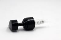 China OEM ODM Cosmetic Lotion Pump Ribbed Smooth Aluminum Empty Bottle Pump for sale