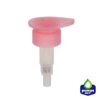 China 33/410 Plastic Screw Ribbed Lotion Pump Not Spill Dispenser Liquid Shampoo Lotion Pump for sale