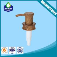 China 33/410 Wooden Lotion Pump for Body Care Shampoo SPA for sale