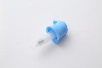 China Double Walled Cosmetic Pump Head 28mm 33mm 2CC Ribbed / Smooth Closure for sale